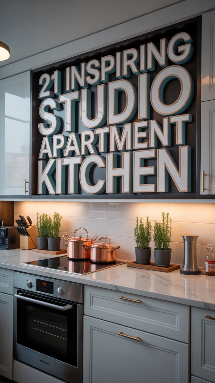 21 Inspiring Studio Apartment Kitchen Designs