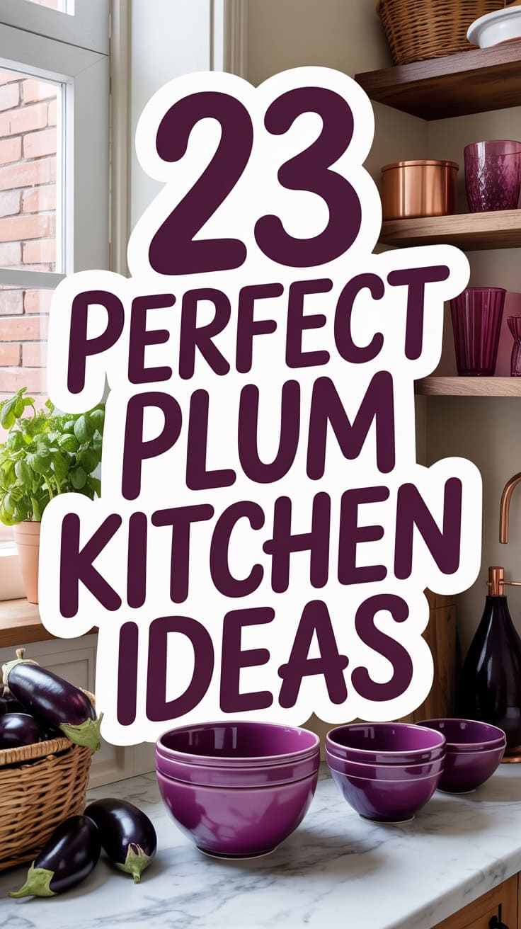 23 Perfect Plum Kitchen Ideas