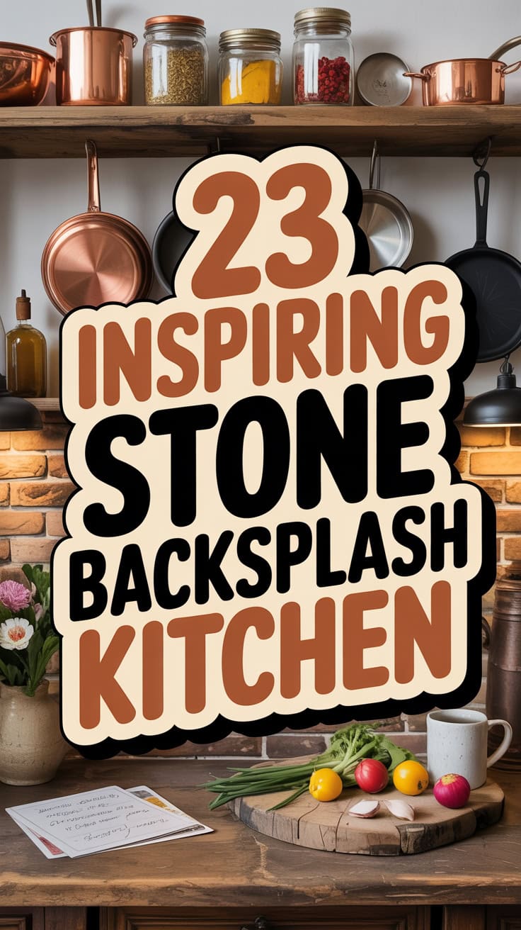 23 Inspiring Stone Backsplash Kitchen