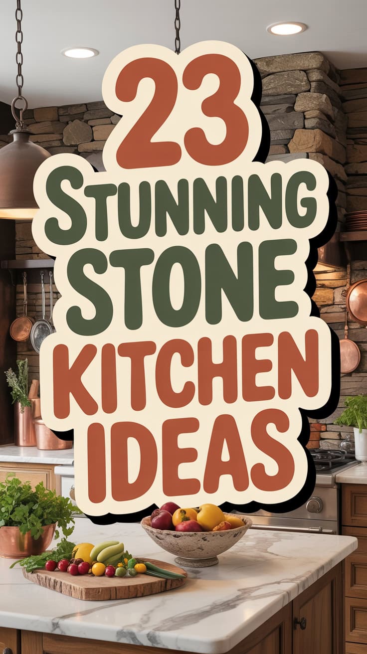 23 Stunning Stone Kitchen Ideas
